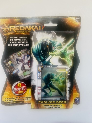 Redakai Conquer the Kairu Blast 3D Cards Includes CYONIS Card. Radikor ...