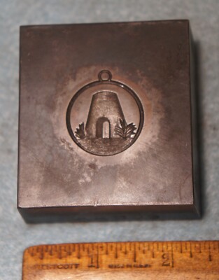 1968 TROPICAL HUT Rockefeller Foundation Medal STEEL STAMPING DIE ...