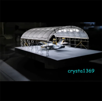 1:72 Military Airport Tarmac Model with Metal Shed LED Light on ...