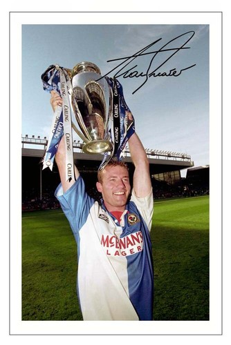 ALAN SHEARER Signed Autograph PHOTO Fan Gift Signature Print BLACKBURN ...