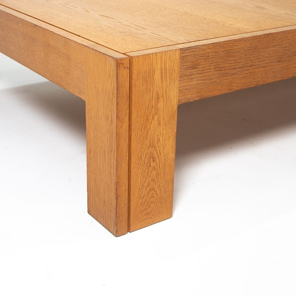 1975 Rectangular White Oak Coffee Table designed by Tage Poulsen for CI ...