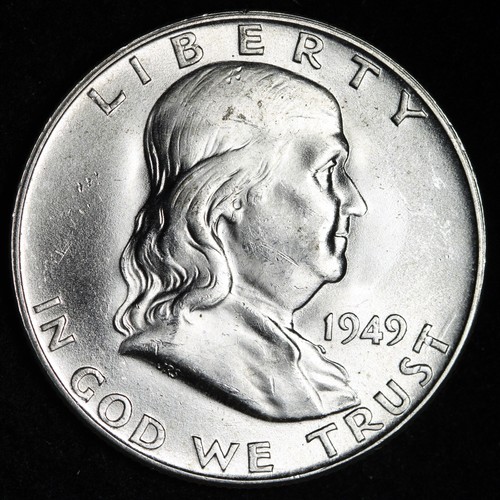 1949-D FBL Franklin Silver Half Dollar BU *UNCIRCULATED* MS E376 AMV | eBay