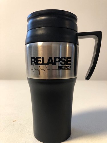Relapse Records Coffee Travel Mug Cup Hot/Cold RARE OG death metal ...