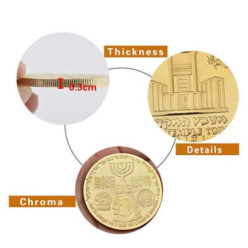 10PCS Donald Trump Coin King Cyrus Jewish Temple Jerusalem Israel | eBay