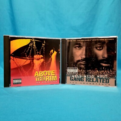 Death Row Records 2 Soundtrack CD Lot Above The Rim Gang Related 2Pac ...