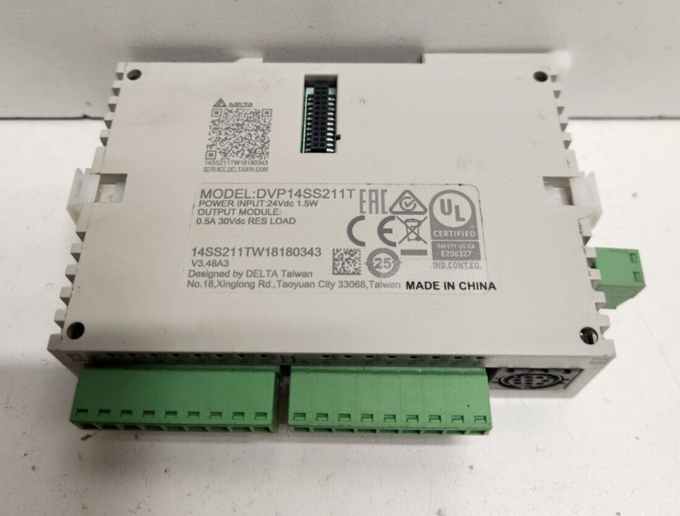 GUARANTEED! DELTA 24V PROGRAMMABLE LOGIC CONTROLLER DVP14SS211T | eBay