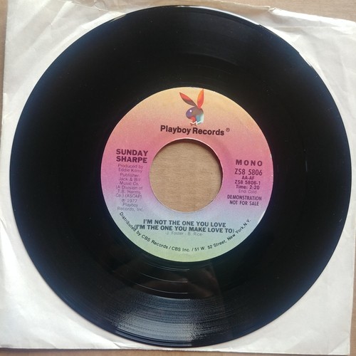 SUNDAY SHARPE I'm Not The One You Love DJ PROMO 45 7" COUNTRY Vinyl ...