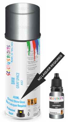 Bmw Gray Space A52 Spray Aerosol Paint No Lacquer Required | eBay UK