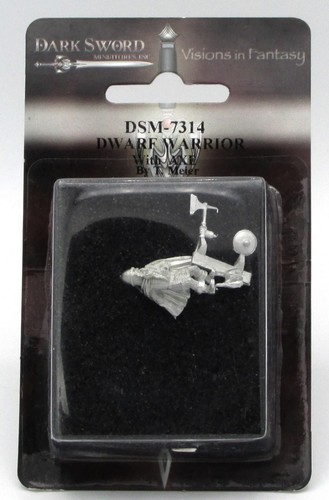 Dark Sword DSM-7314 Dwarf Warrior with Axe (Tom Meier) Fighter ...