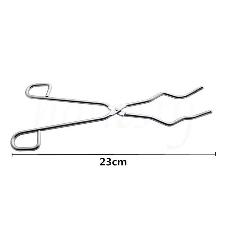 23cm Stainless Steel Crucible Tong Clamp Graphite Melting Furnace ...