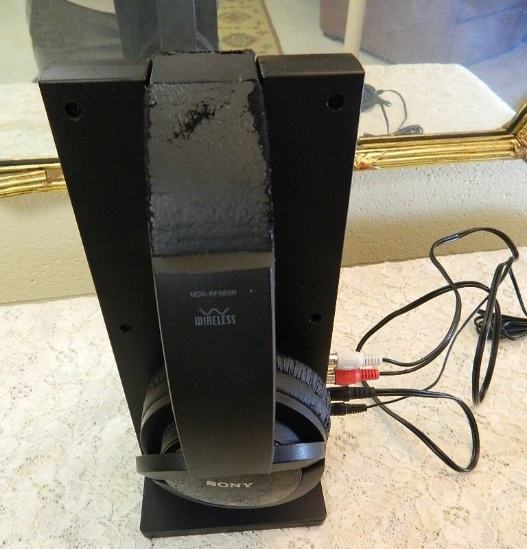 Sony MDR-RF985R Wireless Stereo Headphones & Transmitter Base TMR ...