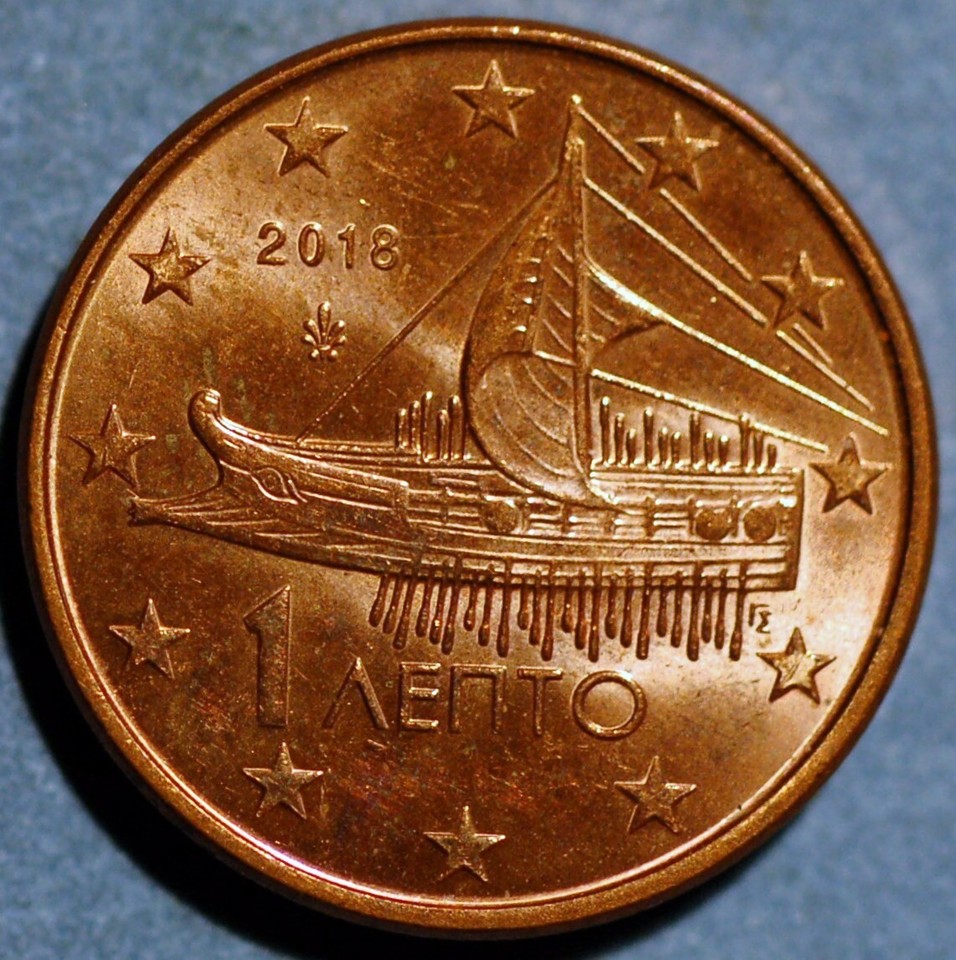 Greece 1 Euro Cent 2018 KM# 181 | eBay