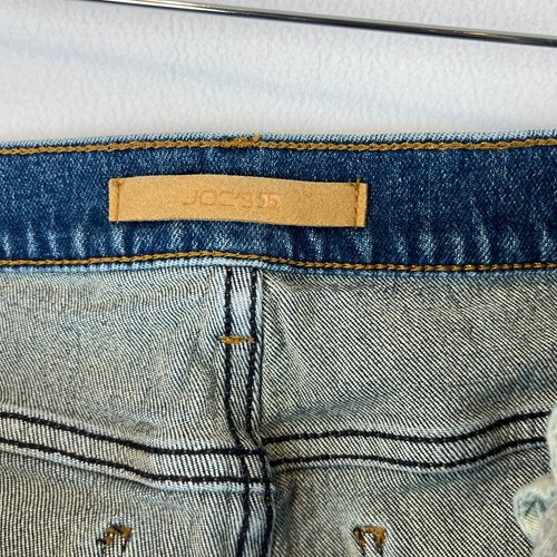 Joes Jeans Womens 32 Blue Denim The Scout Mid Rise Distressed Boyfriend ...