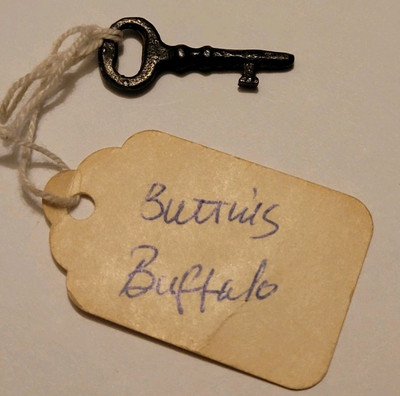 Antique Cast Iron Bank Key, Buffalo Lot 1 Bank Great Condition | eBay