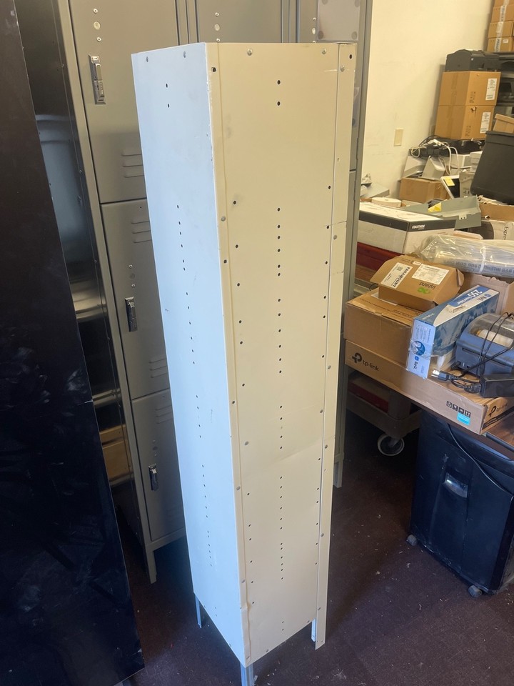 2 Door Locker, 12"Wx12"Dx66"H, Tan Used | eBay