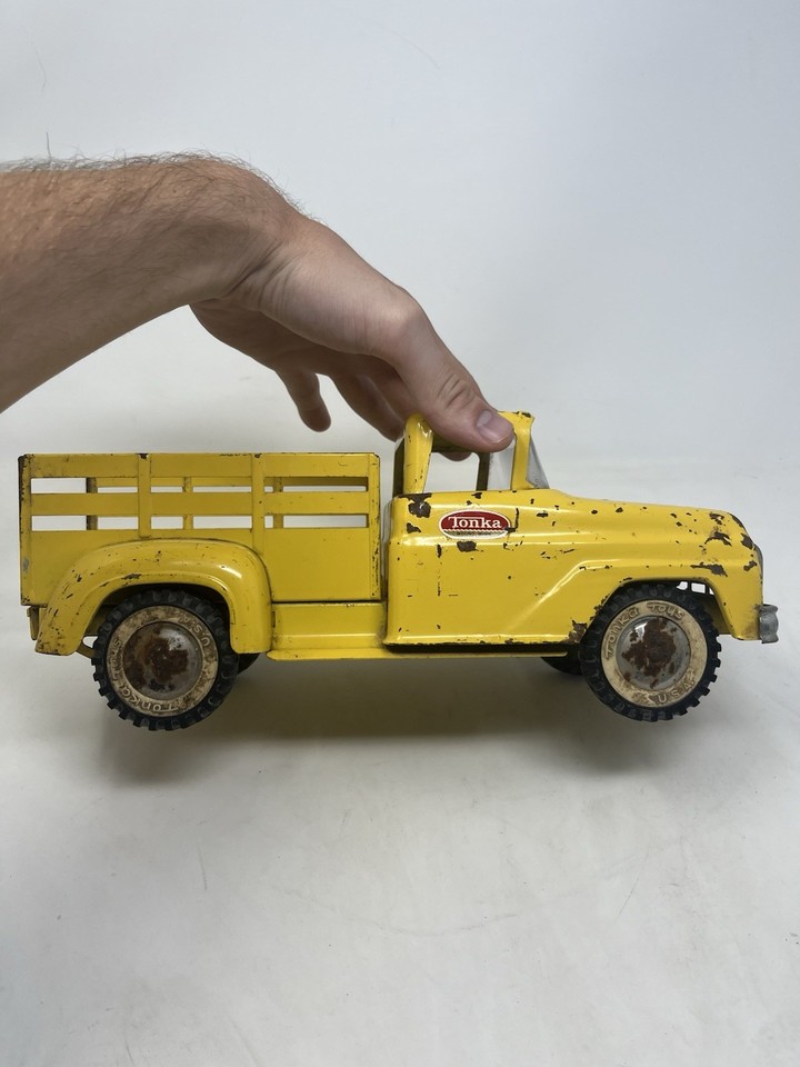 Tonka Stepside Stake Bed Pickup 1962 Missing Tailgate Steel 12.5" | eBay