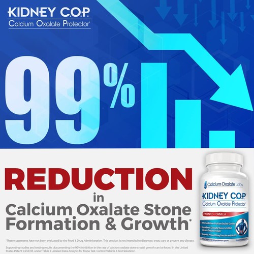 Kidney COP Calcium Oxalate Protector 120 Capsules, 120 Count (Pack of 1 ...