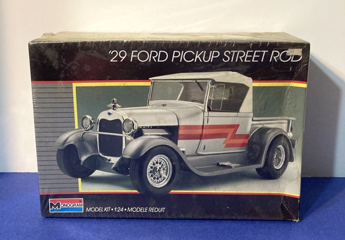 Monogram ‘29 Ford Pickup Street Rod 1:24 Scale Model Kit - Factory ...