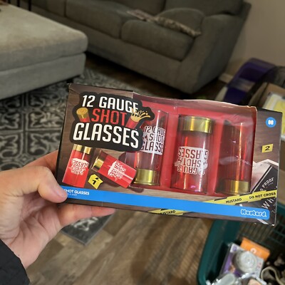 12 Guage Shot Gun Shells Shot Glasses NG 5014 Plastic 4 NIB | eBay