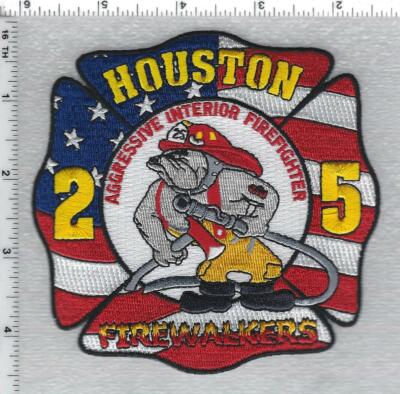 Houston Fire Department (Texas) Firewalkers 25 Shoulder Patch | eBay