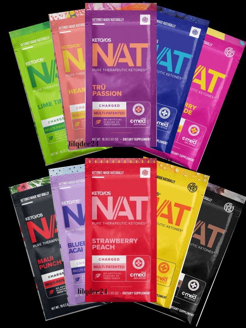 Quetones Pruvit Sweet Jam OS NAT Ketones No Caf Sample 5 Pack NEW