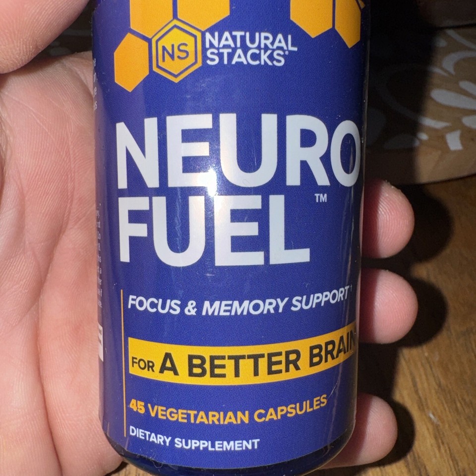10/2024 ~ Natural Stacks NEURO FUEL Focus Memory Support 45 capsule Better Brain | eBay