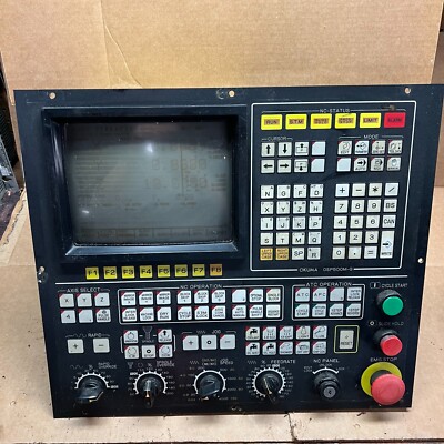 Okuma Operating Panel E0105-800-106 OSP500 GMS CRT Display Keyboard ...