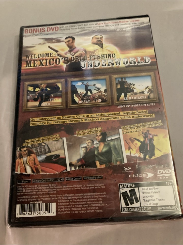 Total Overdose: A Gunslinger's Tale in Mexico (Sony PlayStation 2, 2005 ...