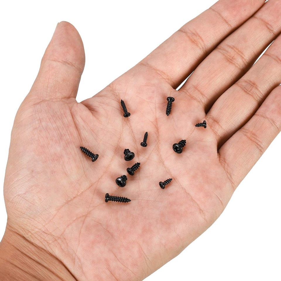 750 Pcs Small/Micro/Tiny/Mini Self-Tapping Screws, M1.7-M3 Phillips Pan ...