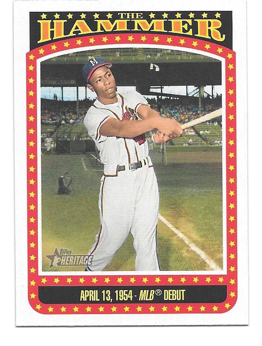2023 Heritage High Number HANK ARRON The HAMMER -MILWAUKEE BREWERS- #TH ...
