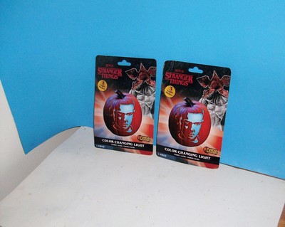 2 STRANGER THINGS COLOR CHANGING LIGHTS FOR PUMPKIN PUMPKIN MASTERS | eBay