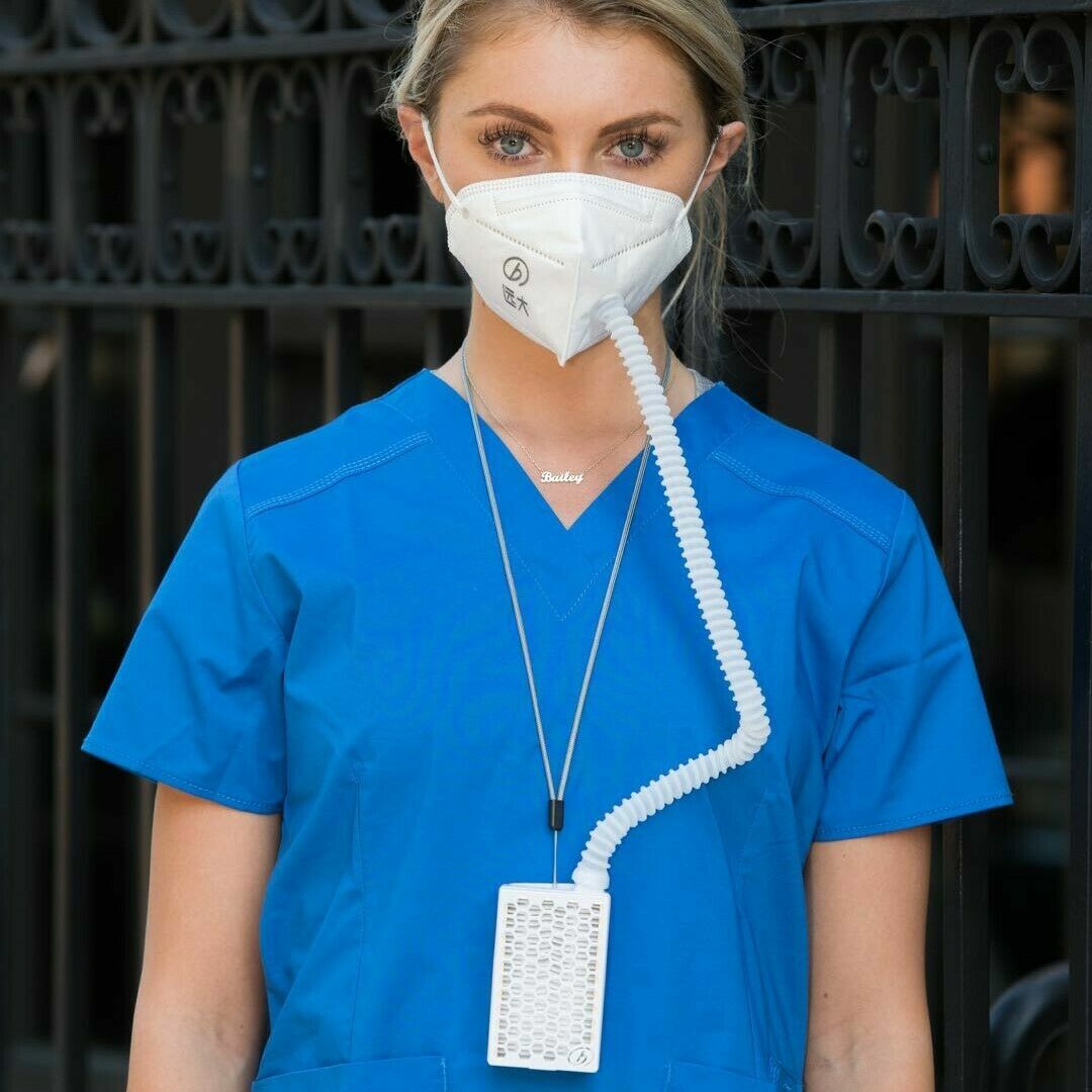 Aurora AirPro Rechargeable Electrical Air Respirator Reusable Mask ...