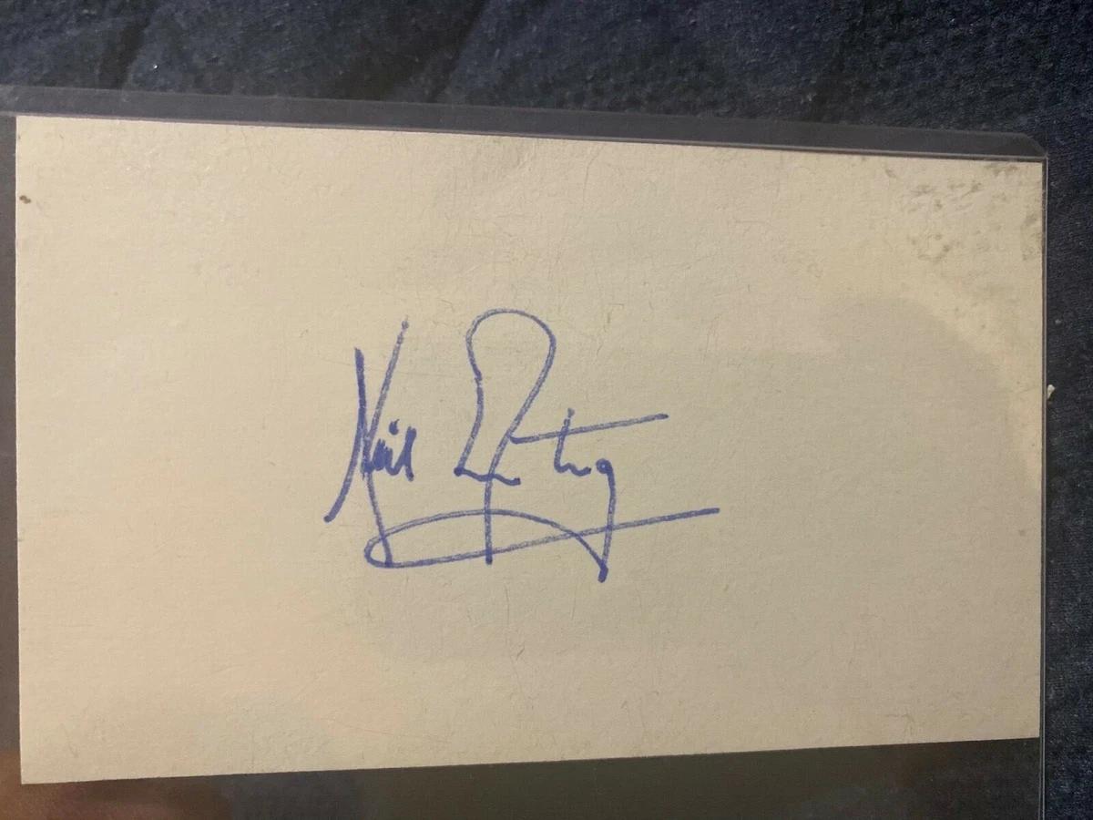Neil Armstrong Autograph Authentic