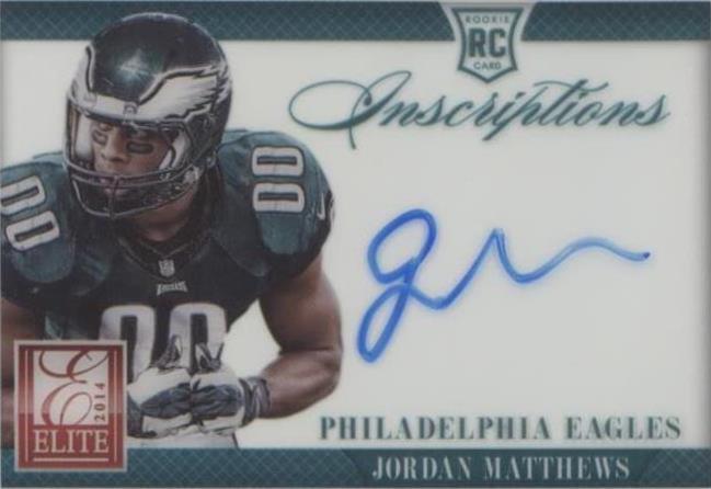 2014 Panini Elite - Rps Rookie Inscriptions Jordan Matthews #25 (AU, RC ...