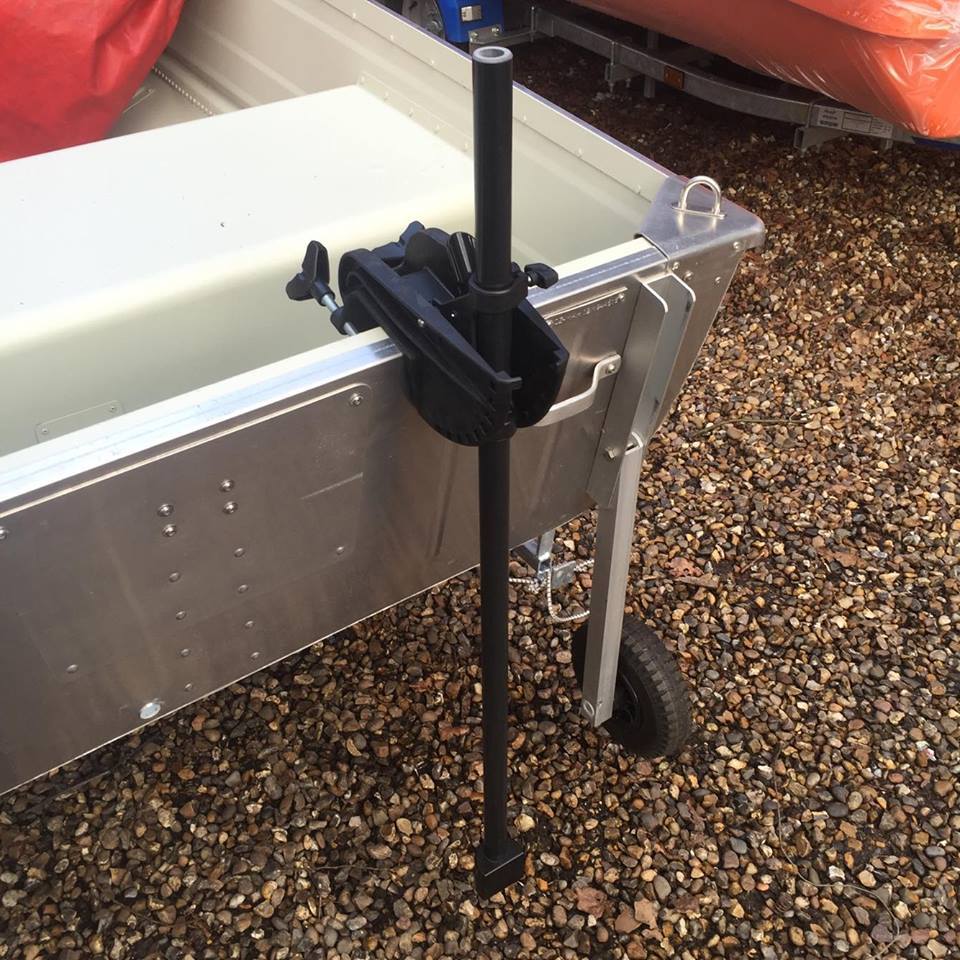 Transom Removable Transducer Mounting Bracket Pole Clamp Fishfinder ...