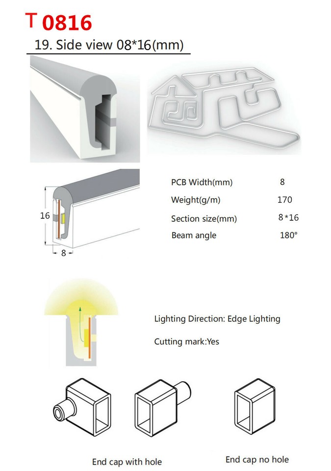 5V Addressable Rainbow ARGB LED Strip Neon Rope Tube Soft SK6812 IC ...
