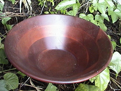 woodpecker woodware wood bowl beautiful design handmade used little if ...