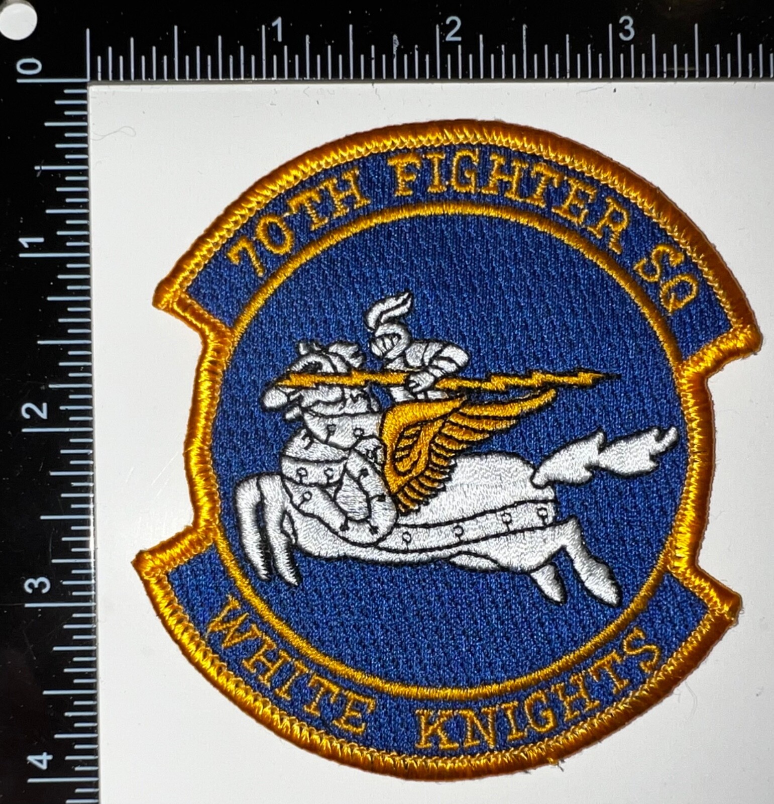 USAF 70th Fighter Squadron White Knights Patch | eBay