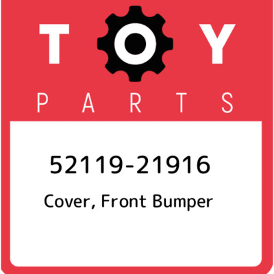 52119-21916 Toyota Cover, front bumper 5211921916, New Genuine OEM Part ...