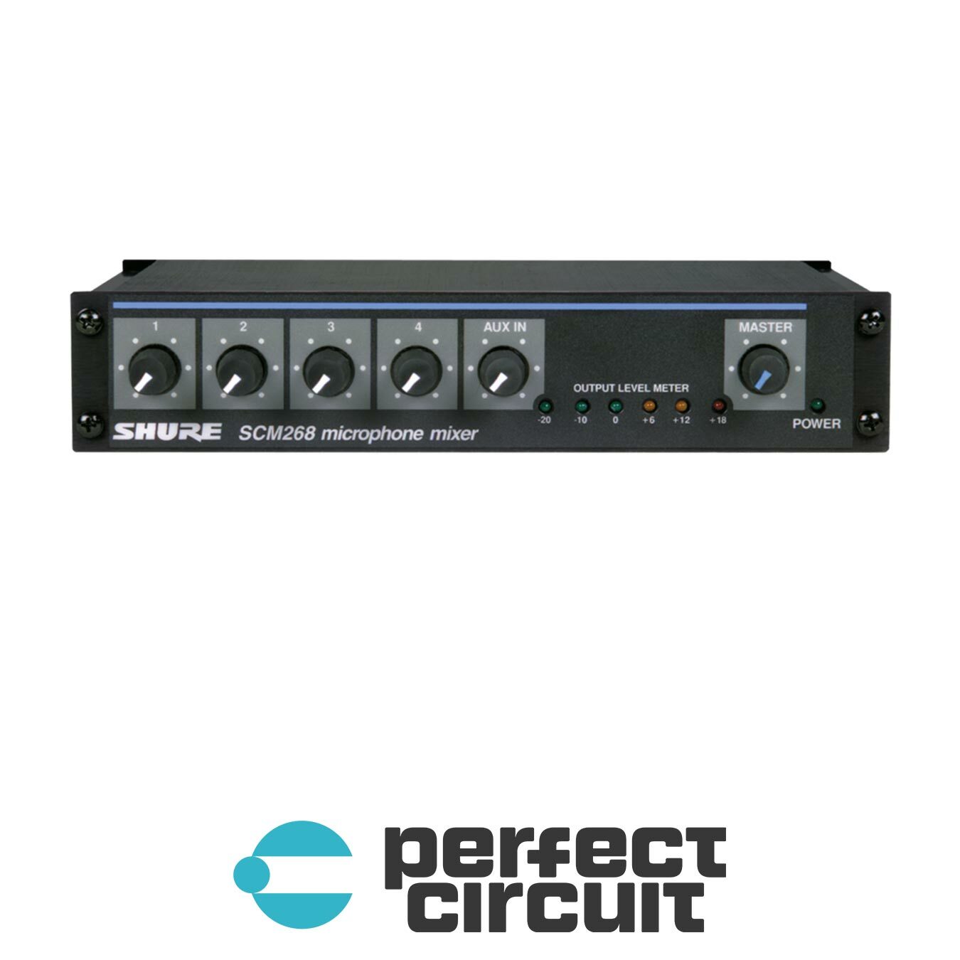 Shure SCM268 4 Channel Microphone Mixer - Black for sale online | eBay