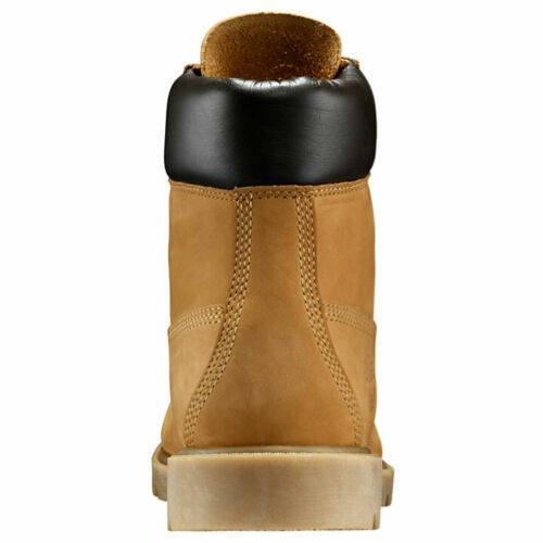 Timberland Men's 6" Basic Waterproof Leather Boot With Padded Collar ...