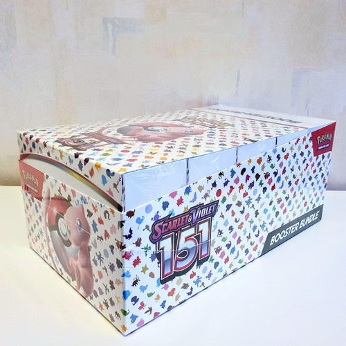 Pokemon 151 Booster Bundle Sealed Display Case 10x Booster Bundles ...