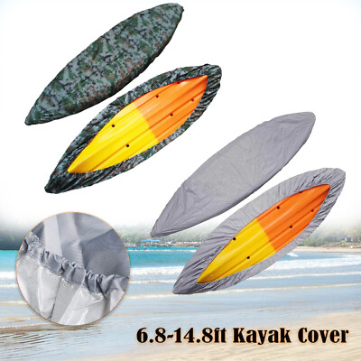 Waterproof Kayak Cover 6.8-14.8ft 210D Canoe Kayak Storage Cover Dust ...