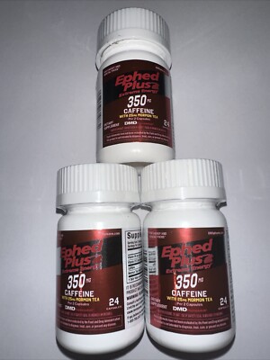 3 - 24ct Ephed Plus Extreme Energy with Mormon Tea Bottles Weight Loss ...