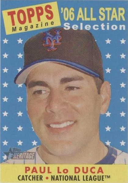 2007 Topps Heritage - Topps Magazine All-Star Selection #490 Paul Lo ...