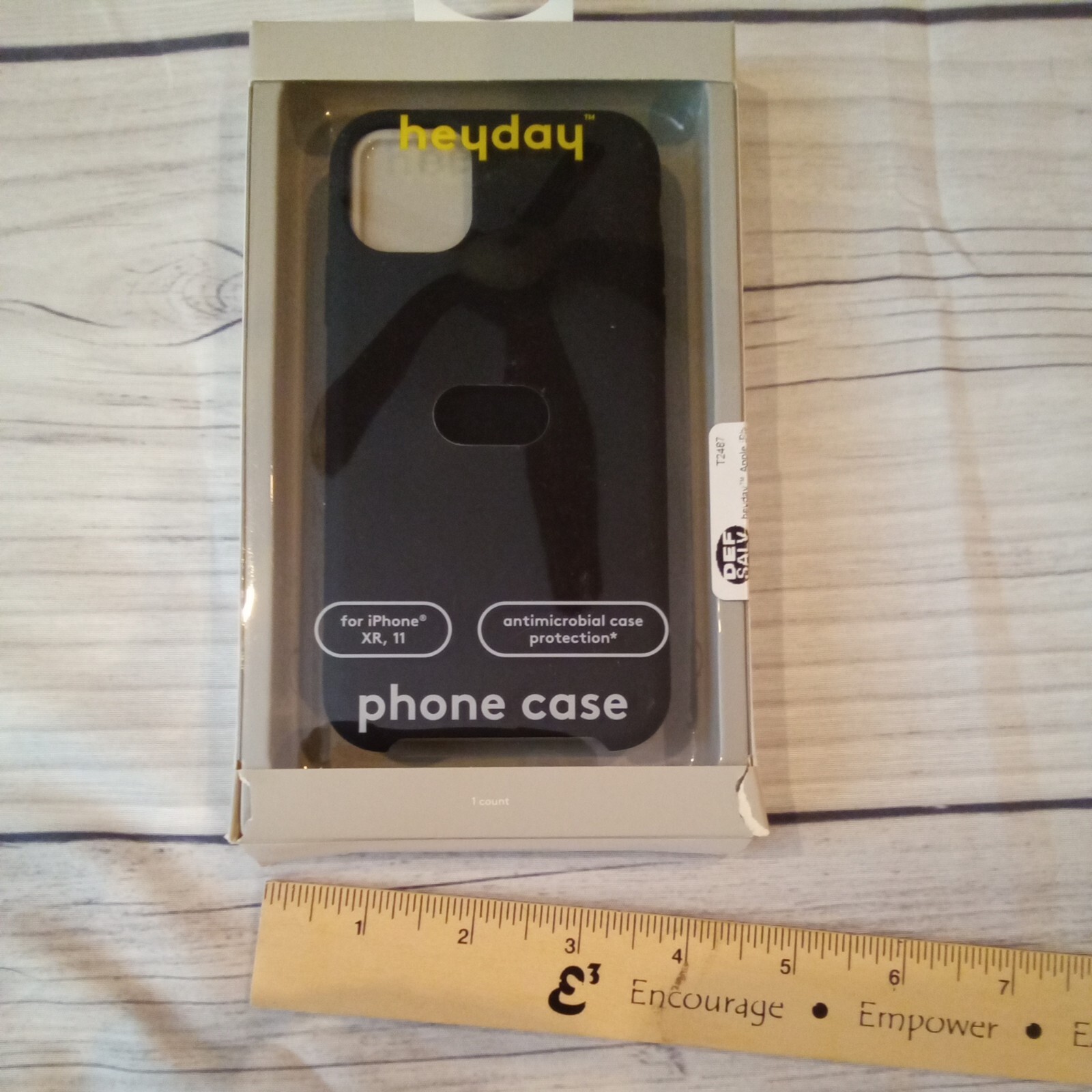 HeyDay Phone Case for iPhone XR and iPhone 11 - Black. Wireless Charge ...