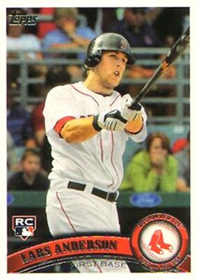 2011 Topps #254 Lars Anderson RC Boston Red Sox | eBay