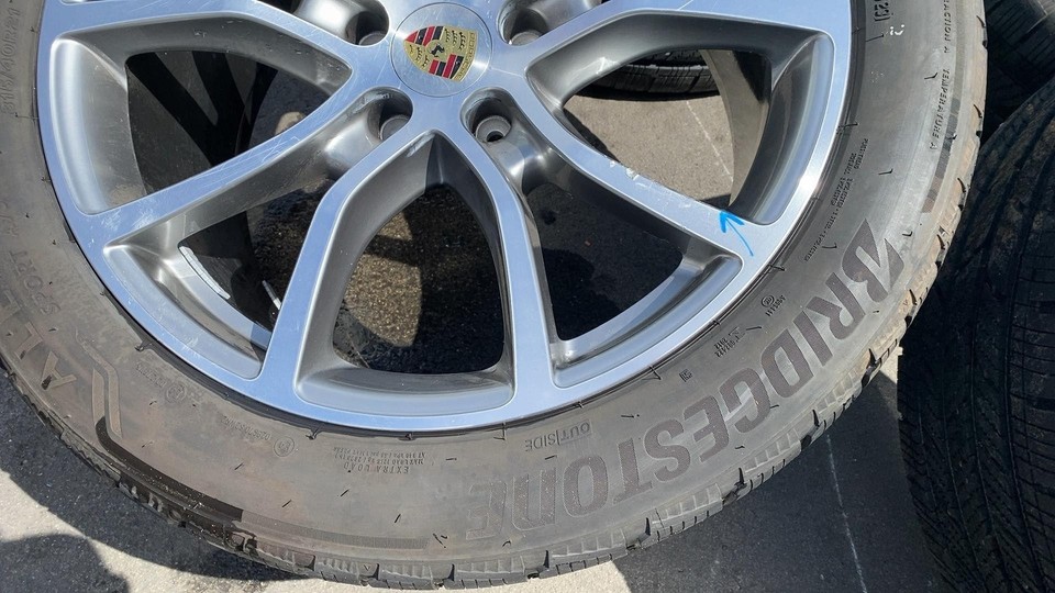 ⭕2019-2024 Porsche Cayenne SET of 4 Front & Rear Wheel Rim 10 Bent ...