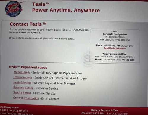 Tesla Ground Power Unit TI3000 Gpu-24 1800w for sale online | eBay