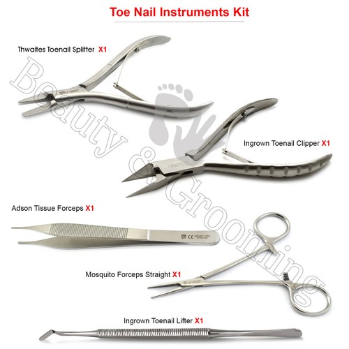 5Pcs Ingrown Toenail Removal Podiatry instruments Toe Nail Lifter ...
